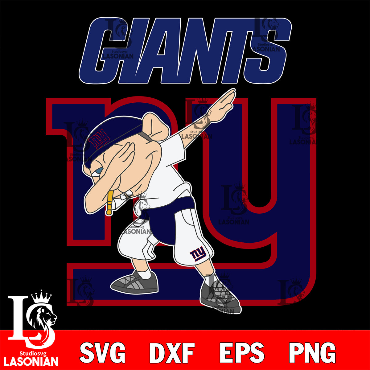 New York Giants NFL Football Jeffy Dabbing Sports For Fans svg, NFL sv ...