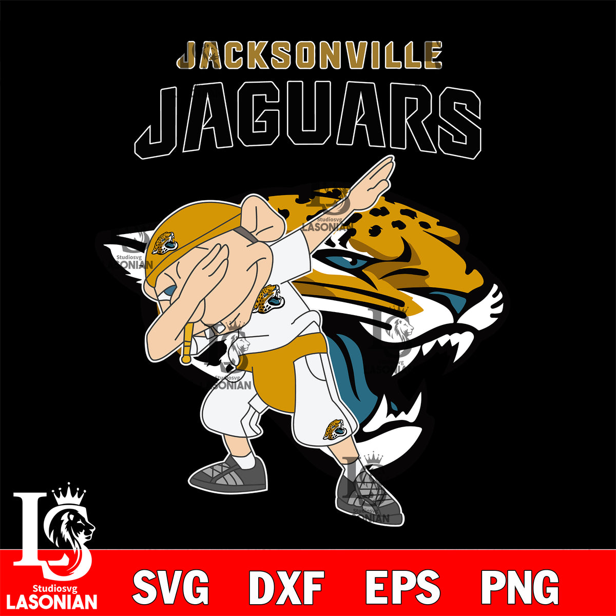 Jacksonville Jaguars NFL Football Jeffy Dabbing Sports For Fans svg, N ...