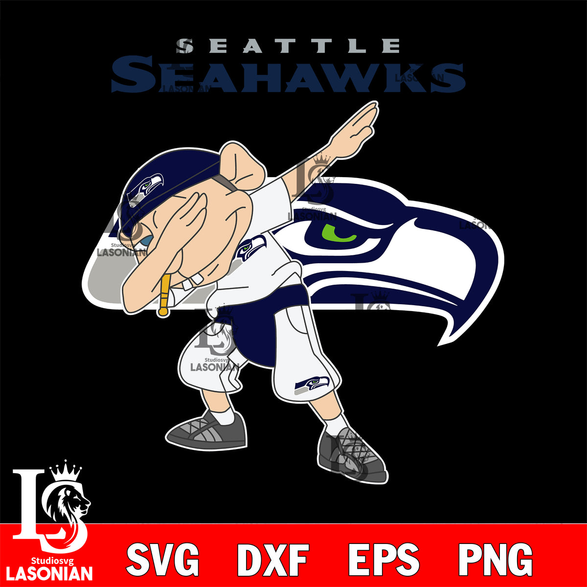 Seattle Seahawks NFL Football Jeffy Dabbing Sports For Fans svg, NFL s ...