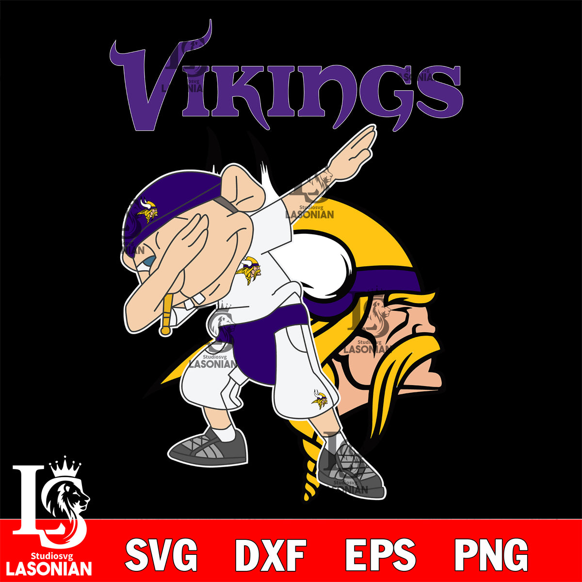 Minnesota Vikings NFL Football Jeffy Dabbing Sports For Fans svg, NFL ...