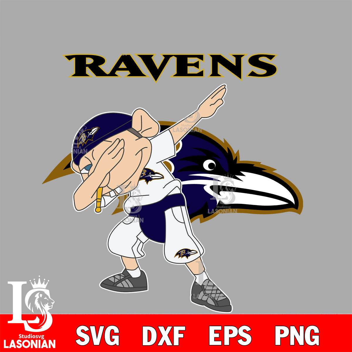 Baltimore Ravens NFL Football Jeffy Dabbing Sports For Fans svg, NFL s ...
