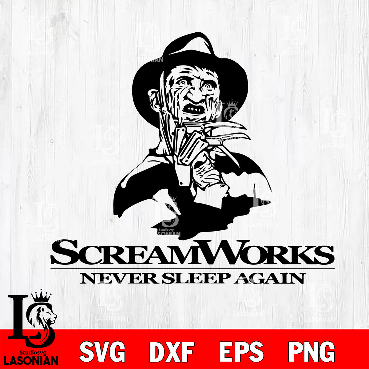 Scream Work never sleep again SVG DXF EPS PNG file, Digital Download ...