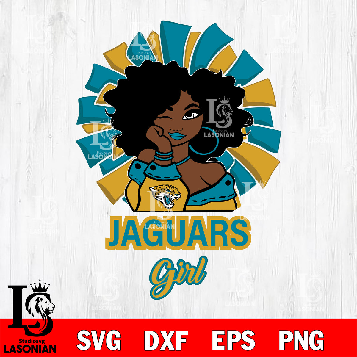 Jacksonville Jaguars girls svg eps dxf png file, digital download , In ...