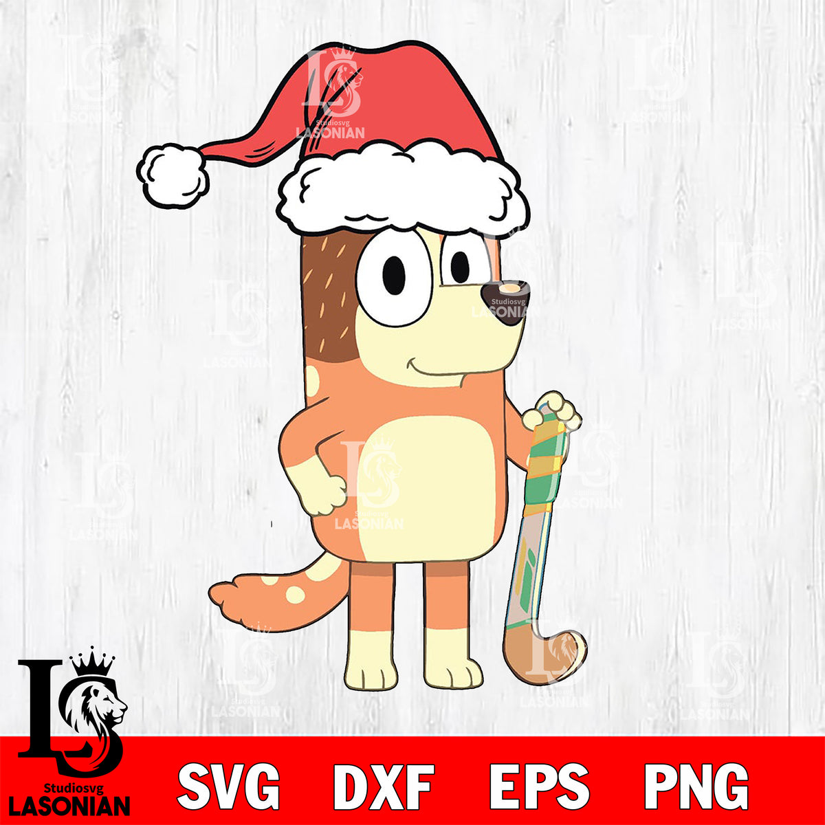 Bluey christmas svg dxf eps png file , Digital Download , Instant Down ...