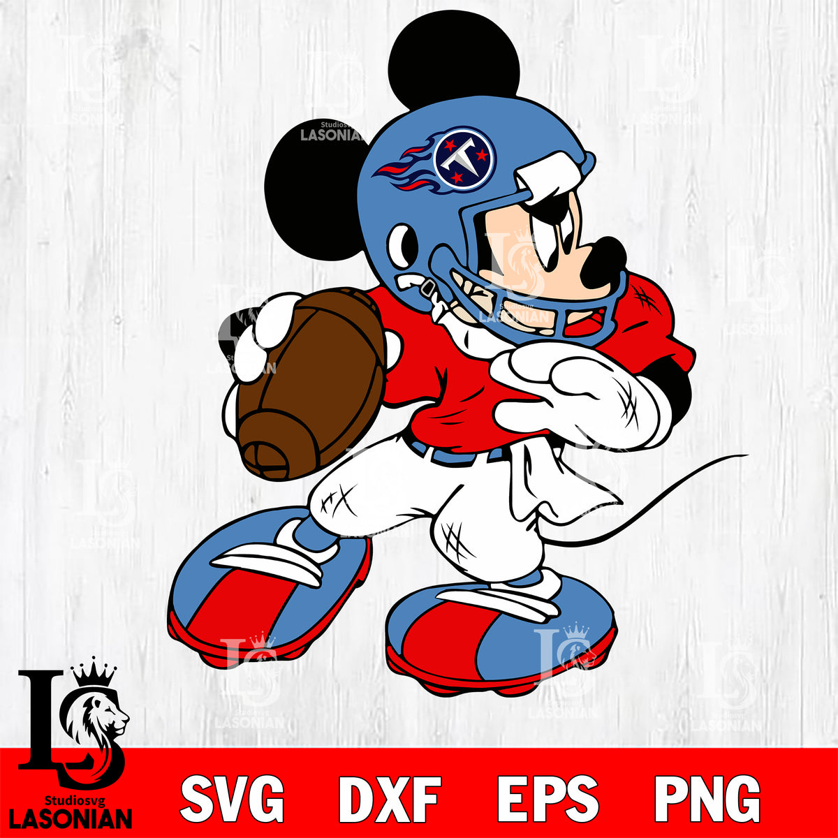 Disney Mickey Mouse Tennessee Titans svg dxf eps png, Digital Download ...