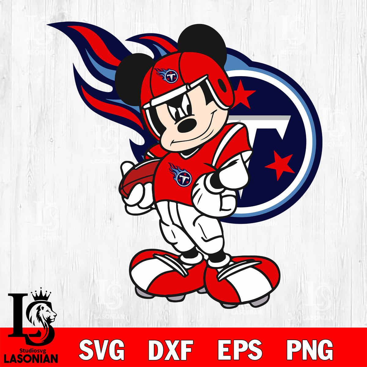 Disney Mickey Mouse Tennessee Titans SVG , NFL svg,eps,dxf,png file, d ...