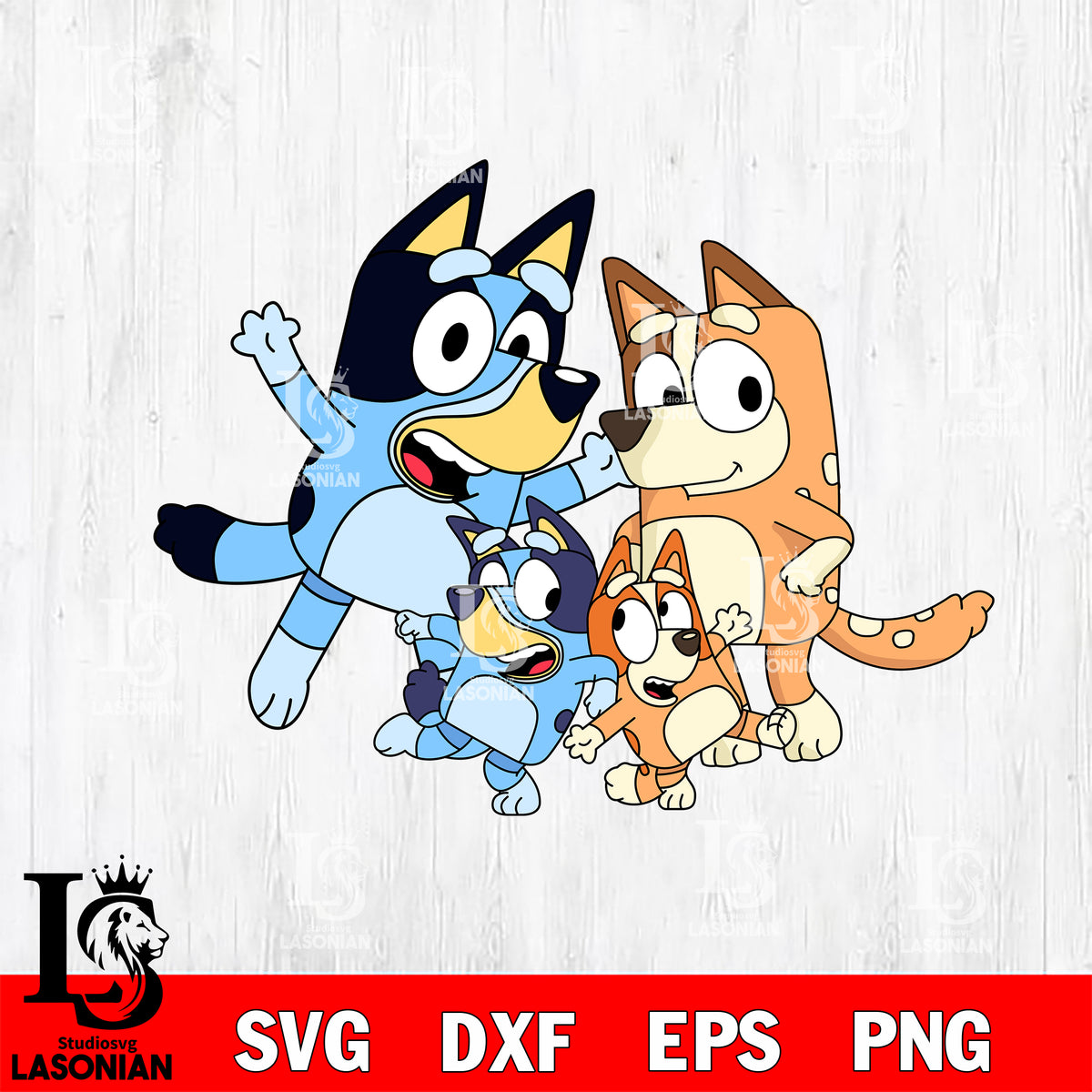 Bluey dace svg, bluey bingo svg dxf eps png file , digital download ...
