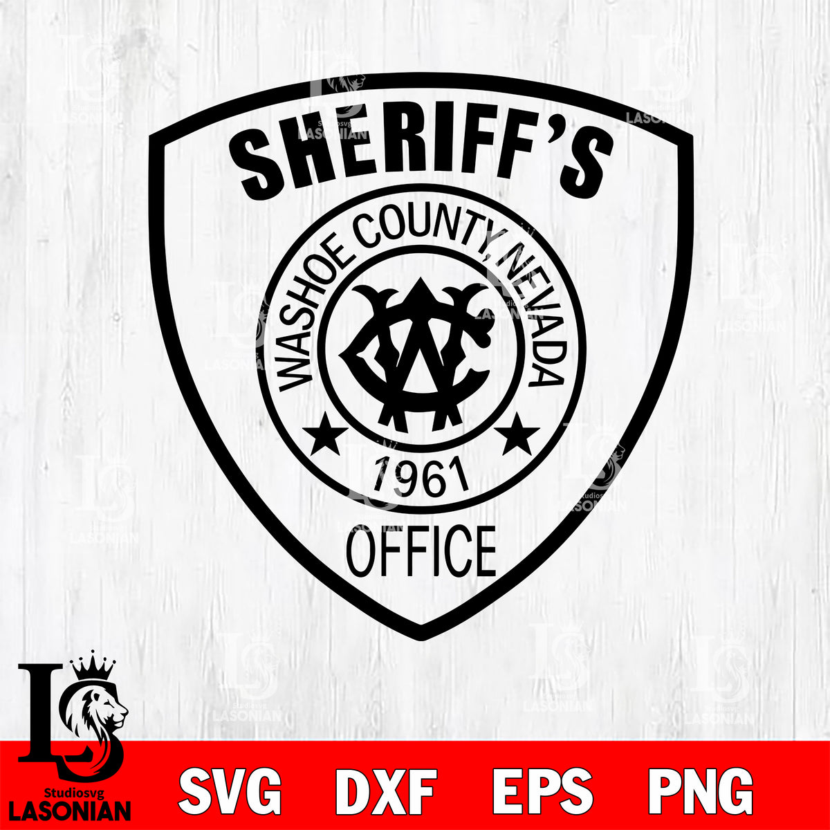 Washoe County nevanda Sheriff's Department Patch svg eps png dxf file ...