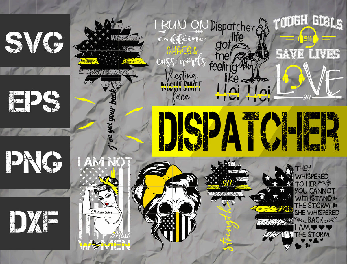 19 bundle Dispatcher vector random new svg eps dxf png file – lasoniansvg