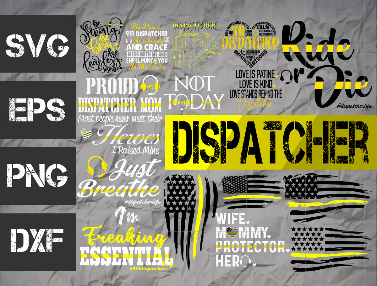 34 bundle Dispatcher vector random new svg eps dxf png file – lasoniansvg