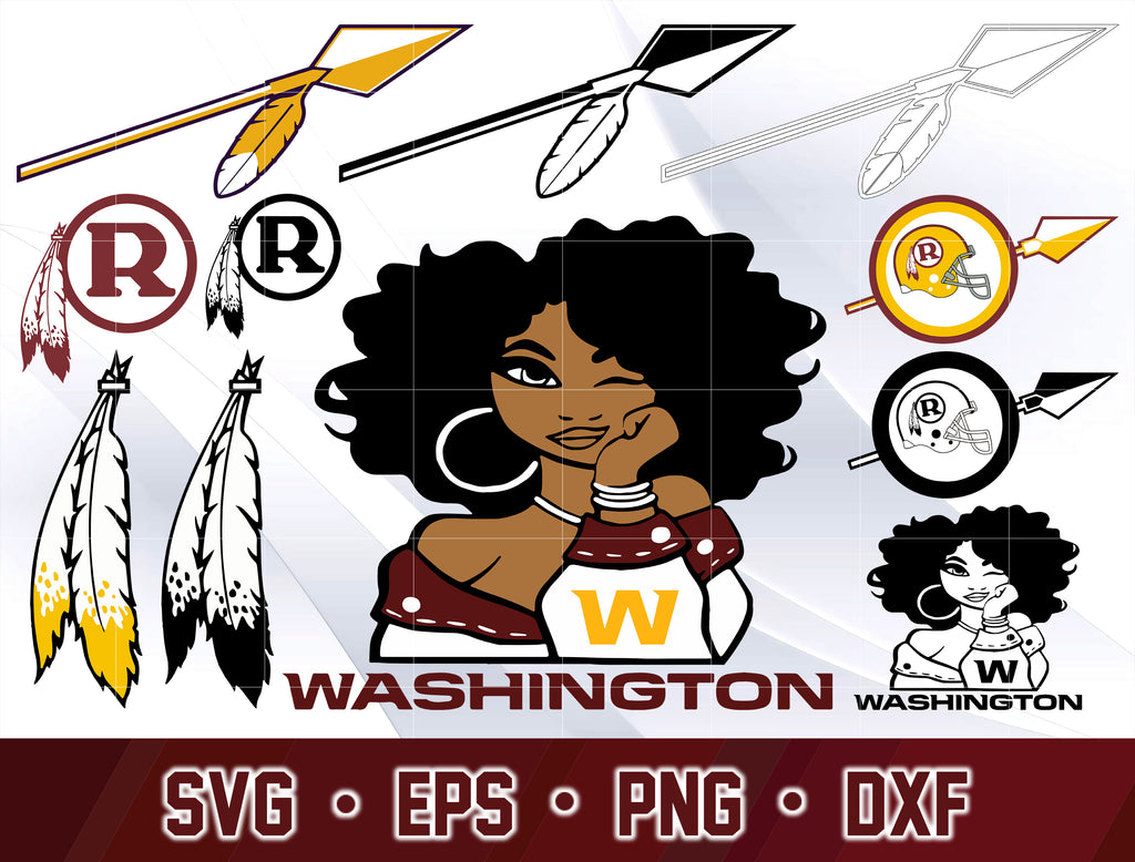 3 Bundle Washington football team svg eps dxf png file – lasoniansvg