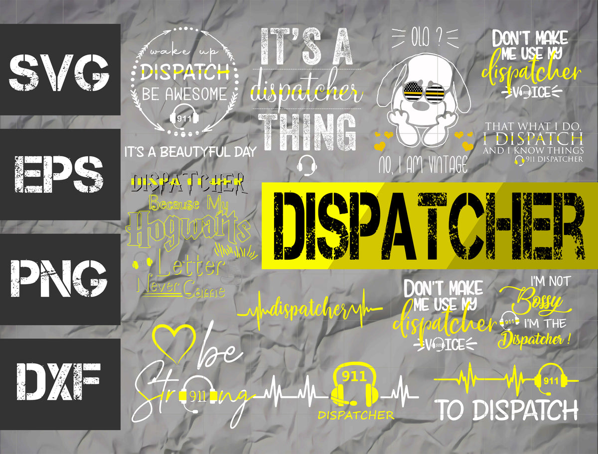 8 bundle Dispatcher vector random new svg eps dxf png file – lasoniansvg