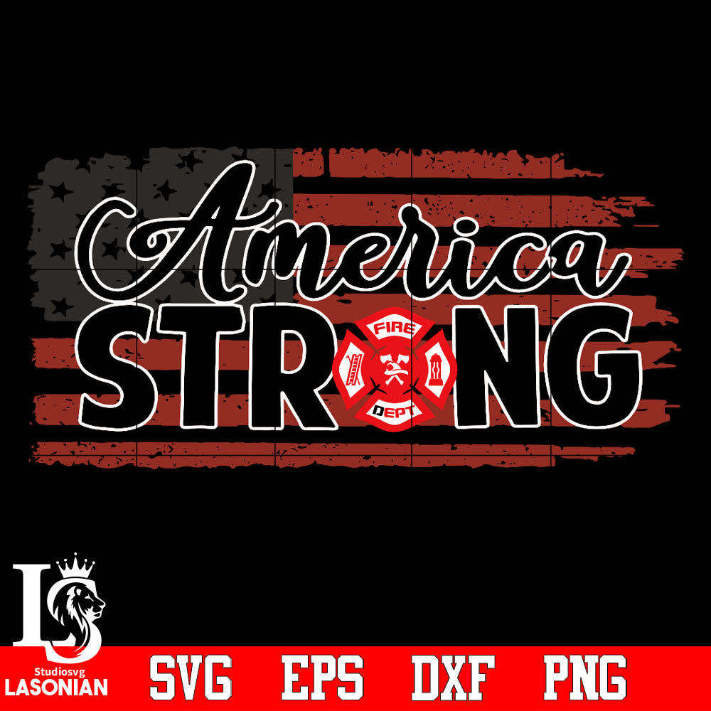 America strong Svg Dxf Eps Png file – lasoniansvg