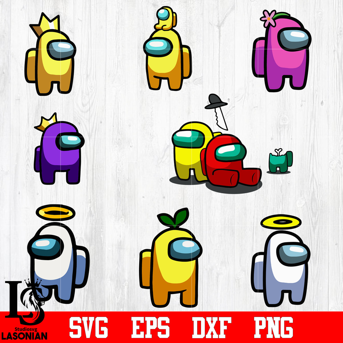 Among Us Bundle svg eps dxf png file.jpg – lasoniansvg
