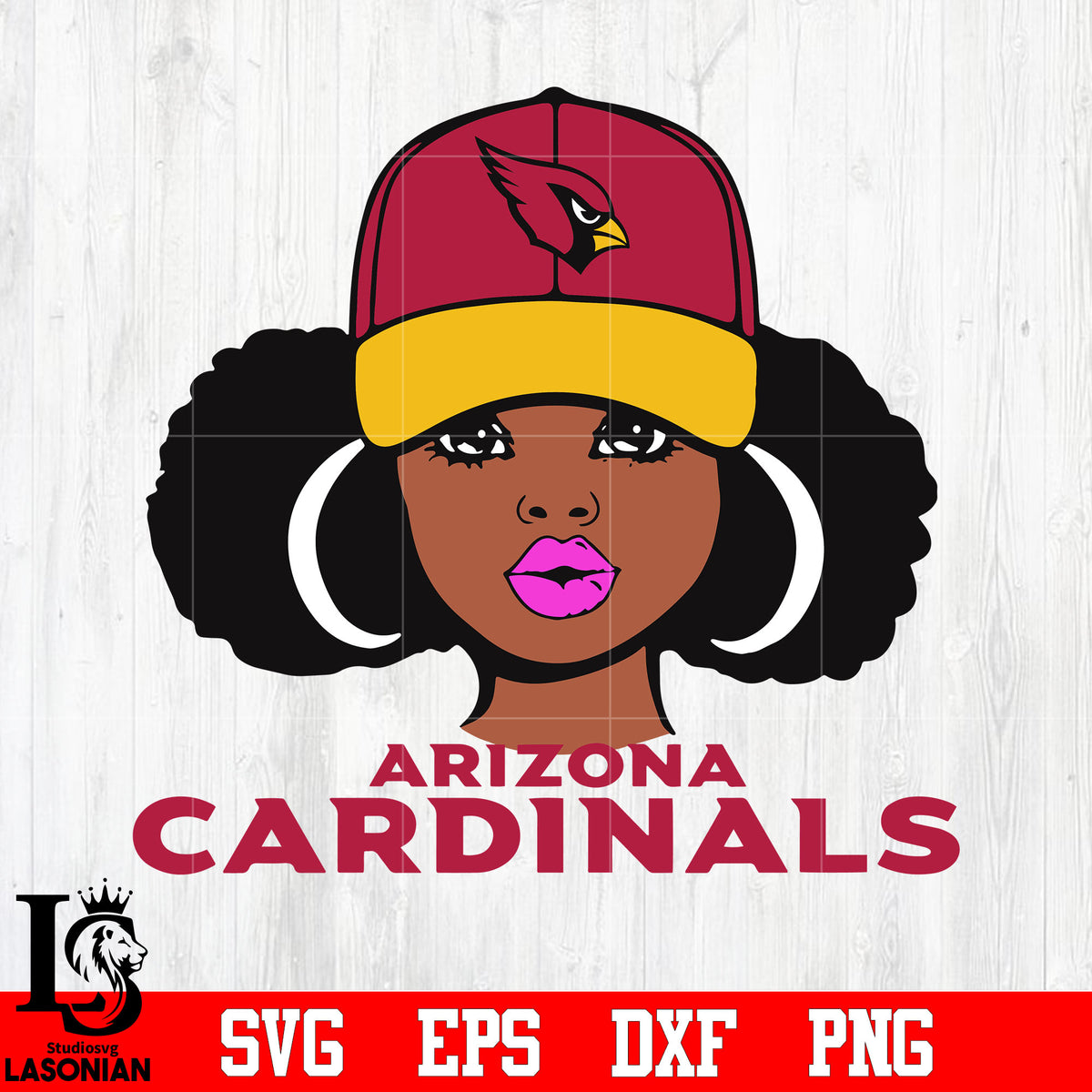 Arizona Cardinals Girl svg eps dxf png file – lasoniansvg