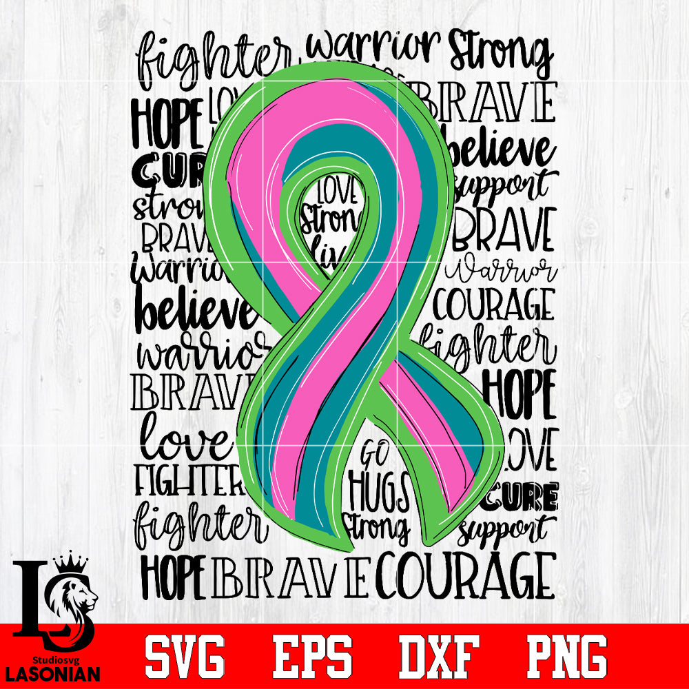 Awareness,Ribbon Svg Dxf Eps Png file – lasoniansvg