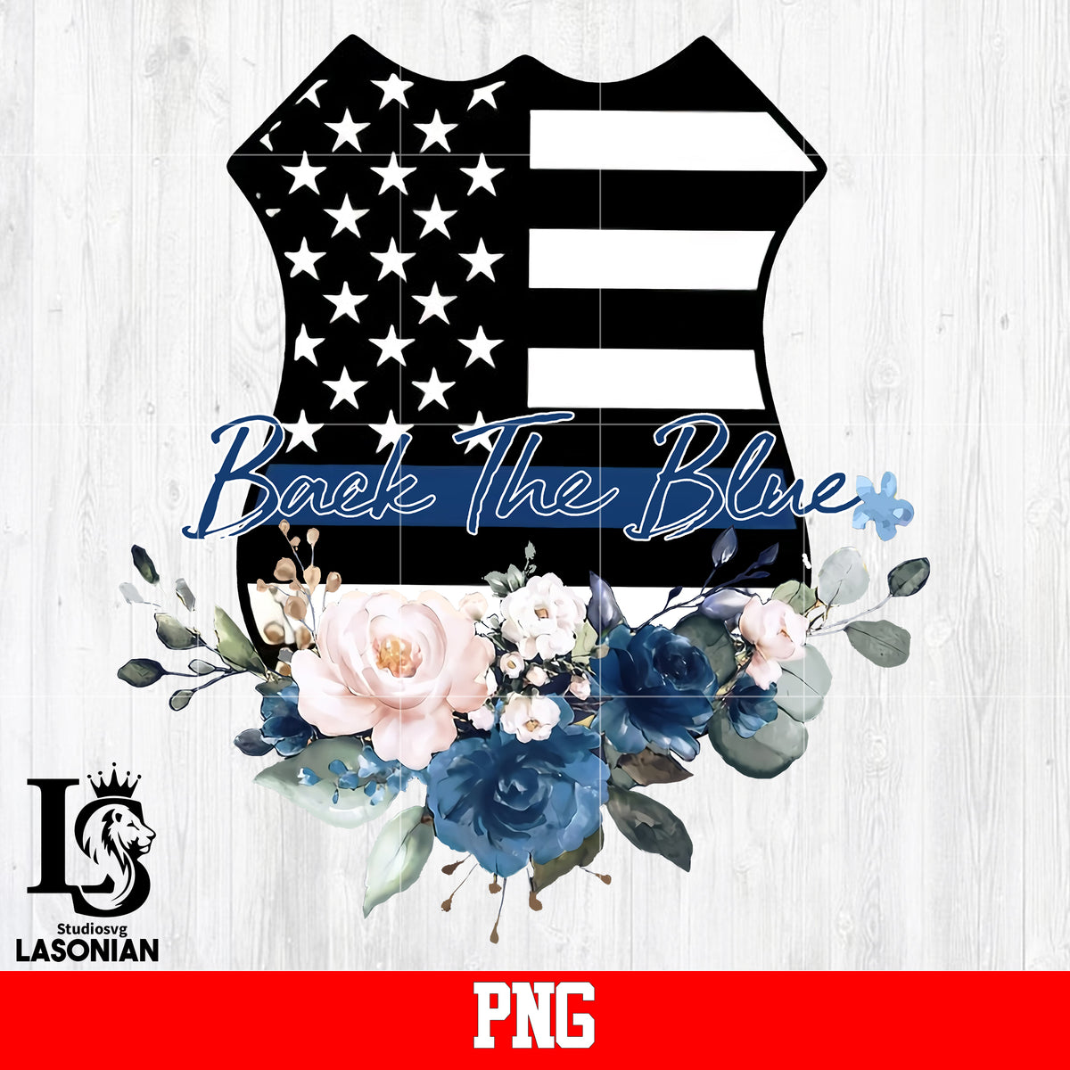 Back The Blue 2 PNG file – lasoniansvg