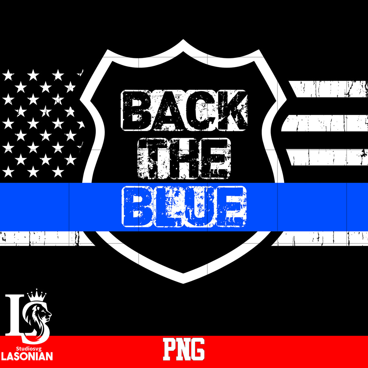 Back The Blue PNG file – lasoniansvg