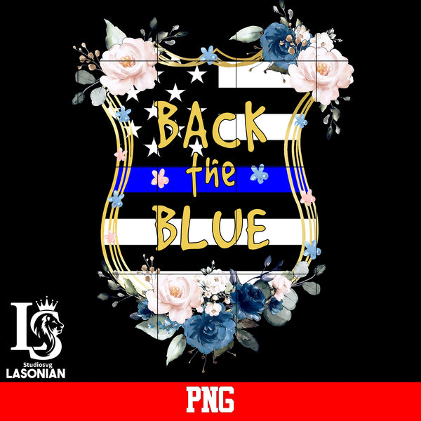 Back The Blue PNG file – lasoniansvg