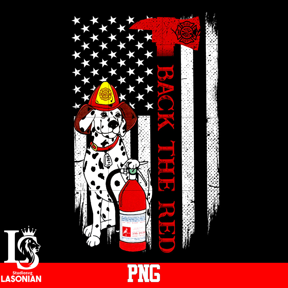 Back The Red Dog PNG file – lasoniansvg