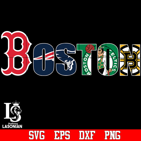 Boston SVG,Boston PNG,Boston DXF,Boston EPS FILE – lasoniansvg