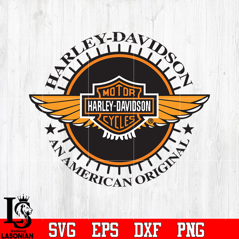 Original Harley Davidson Logo With Wings
