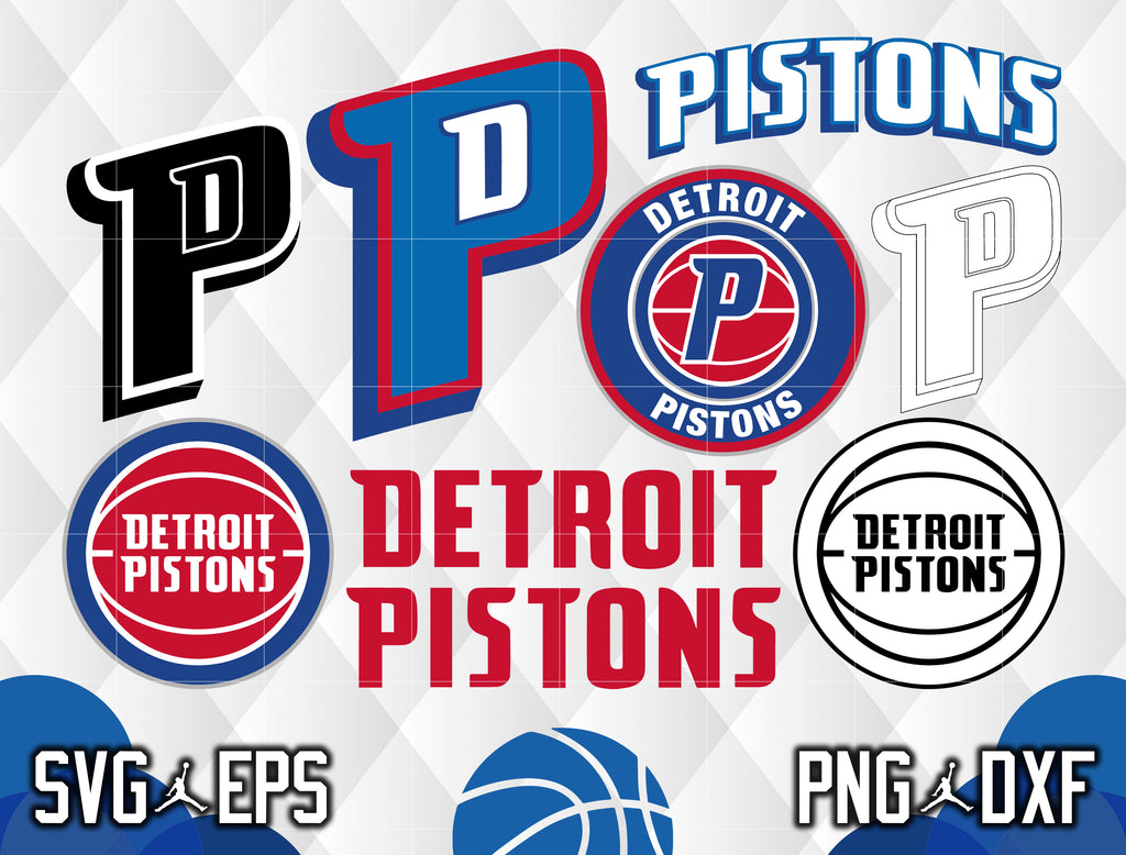 Bundle Detroit Pistons Logo svg eps dxf png file – lasoniansvg