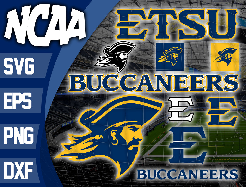 Etsu Logo East Tennessee State Shape Cut Logo With Header Card