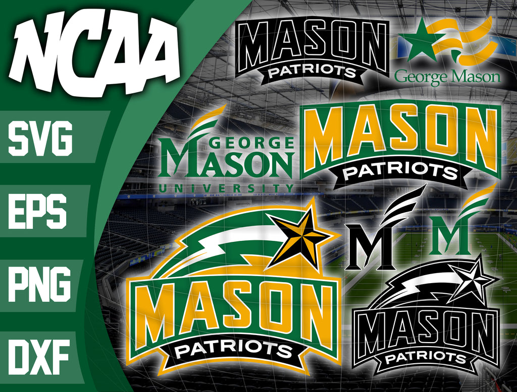 Bundle Logo George Mason Patriots svg eps dxf png file – lasoniansvg