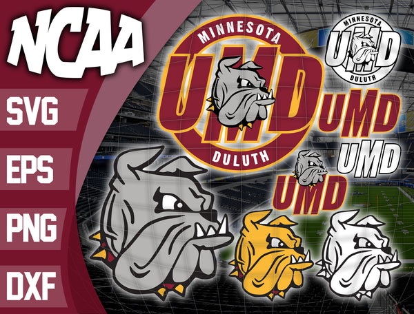 Bundle Logo Minnesota-Duluth Bulldogs svg eps dxf png file , Bundle ...