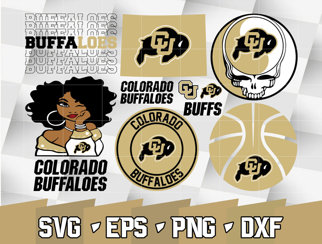 Bundle NCAA Random Vector Colorado Buffaloes svg eps dxf png file ...