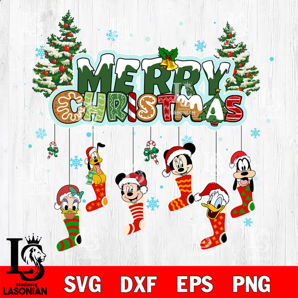 Disney Merry Christmas Clip Art