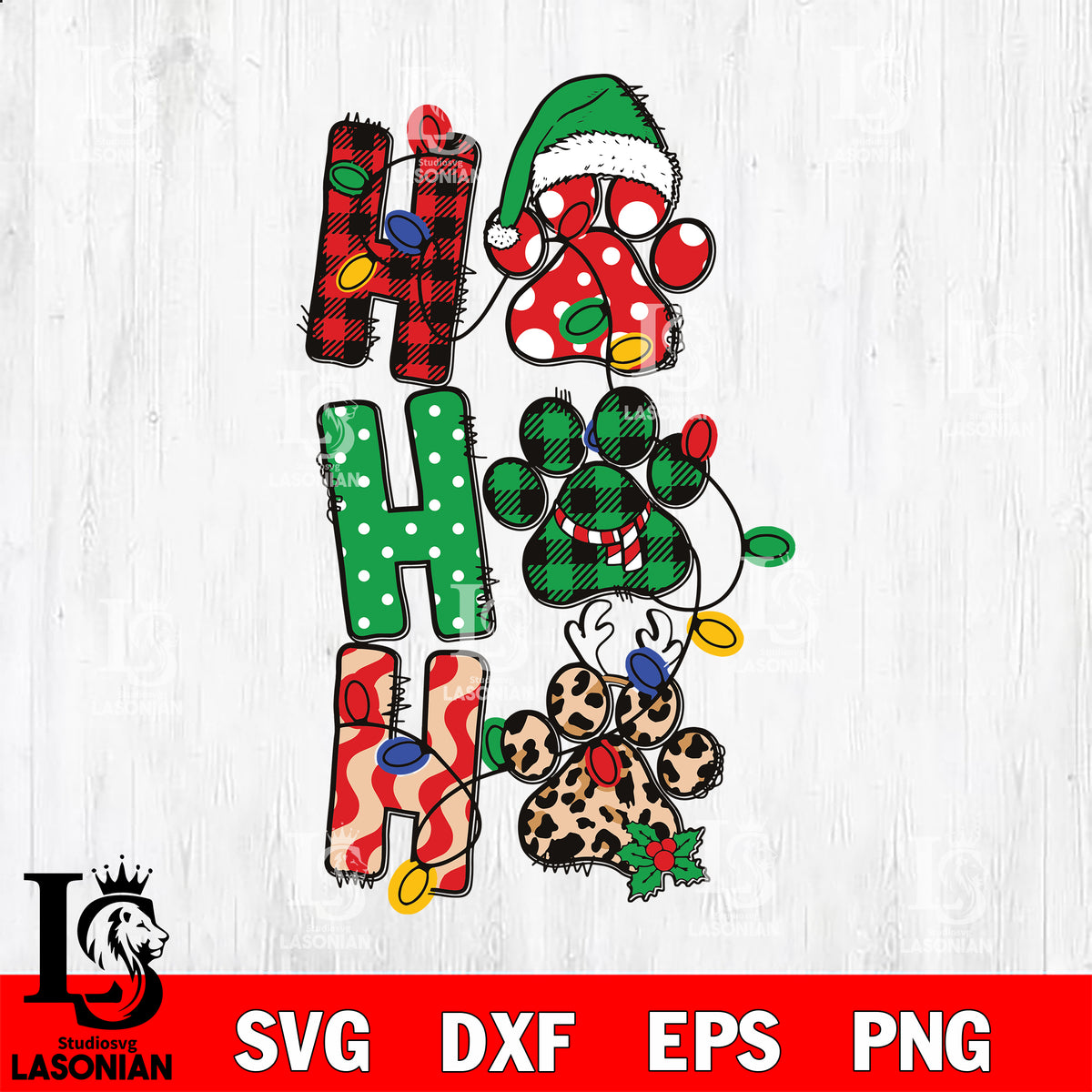 Ho Ho Ho christmas svg eps dxf png file, digital download – lasoniansvg