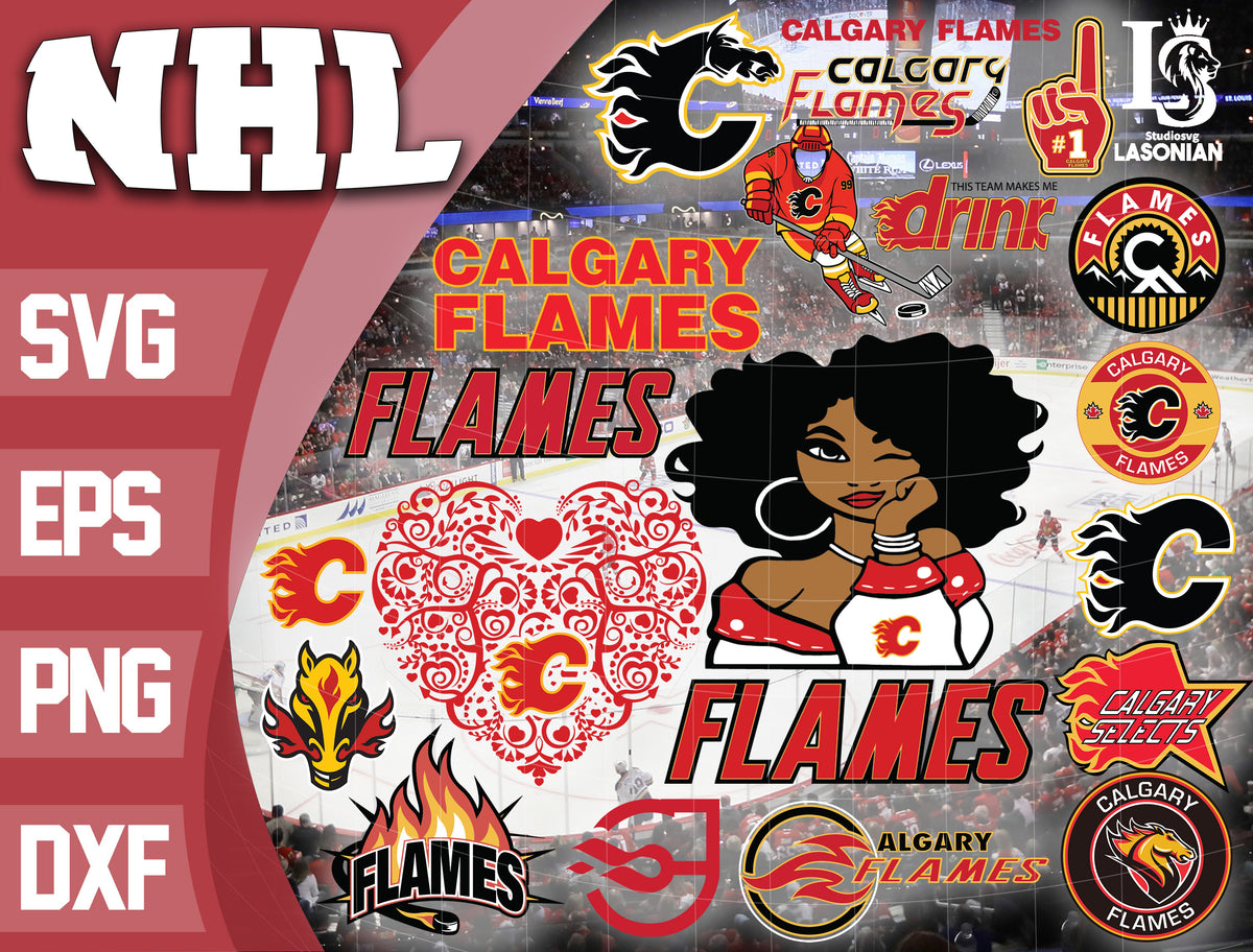 Bundle NHL svg, bundle logo Calgary Flames svg dxf eps png file ...