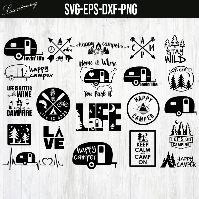 Camping SVG Bundle, camping svg, adventure svg Png svg, explore svg, c ...