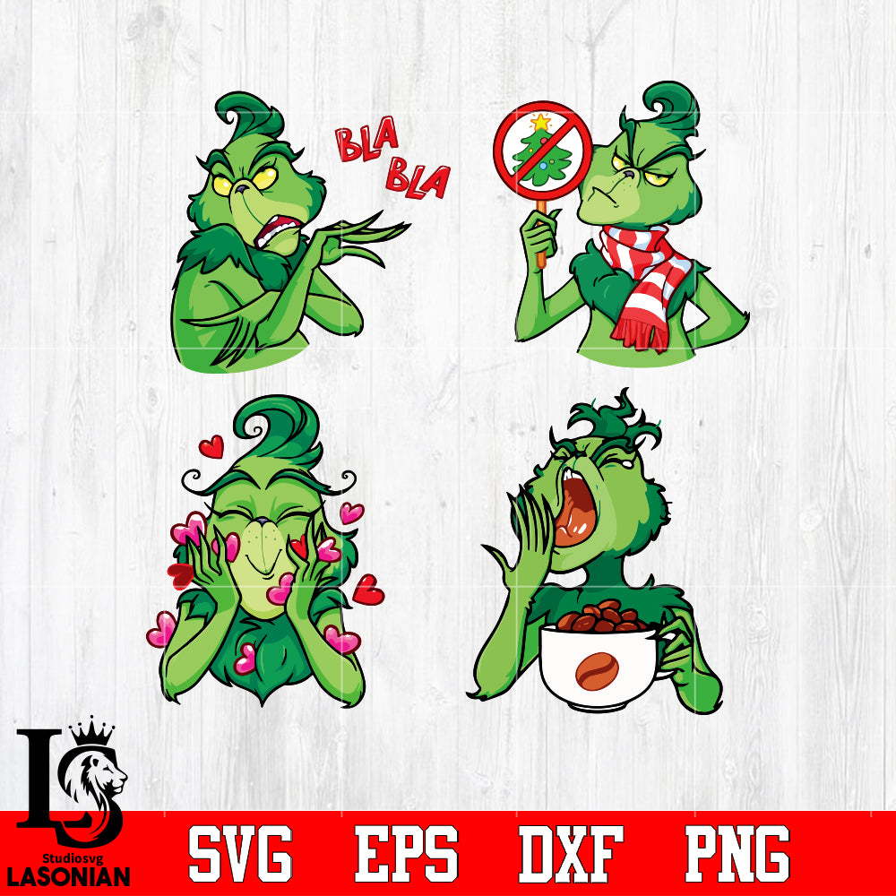 Christmas Grinch Bundle The Grinch Svg Dxf Eps Png file – lasoniansvg