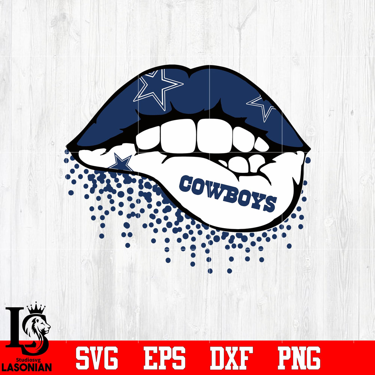 Dallas Cowboys lip svg eps dxf png file – lasoniansvg