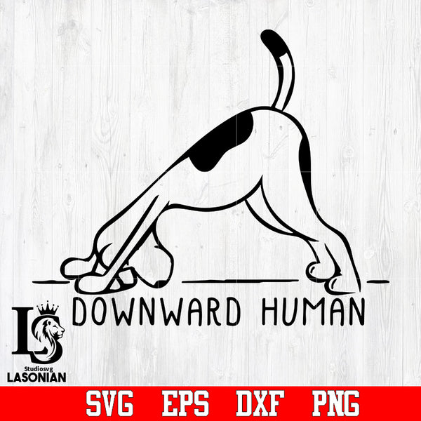 Downward human svg, yoga svg eps dxf png file – lasoniansvg