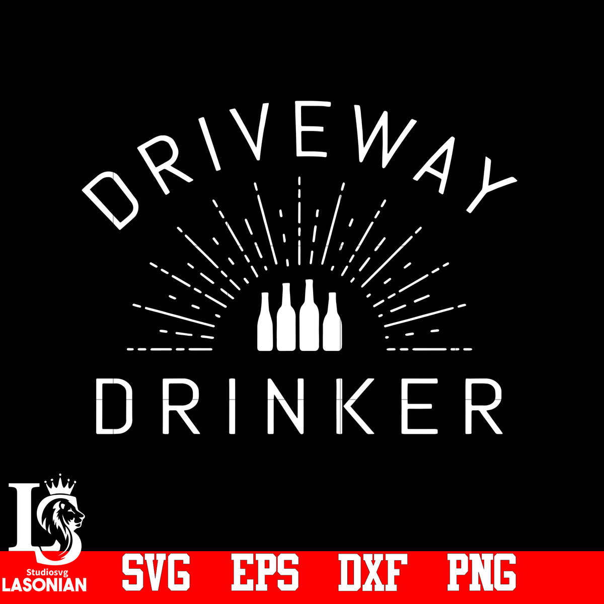 Driveway Drinker svg,eps,dxf,png file – lasoniansvg
