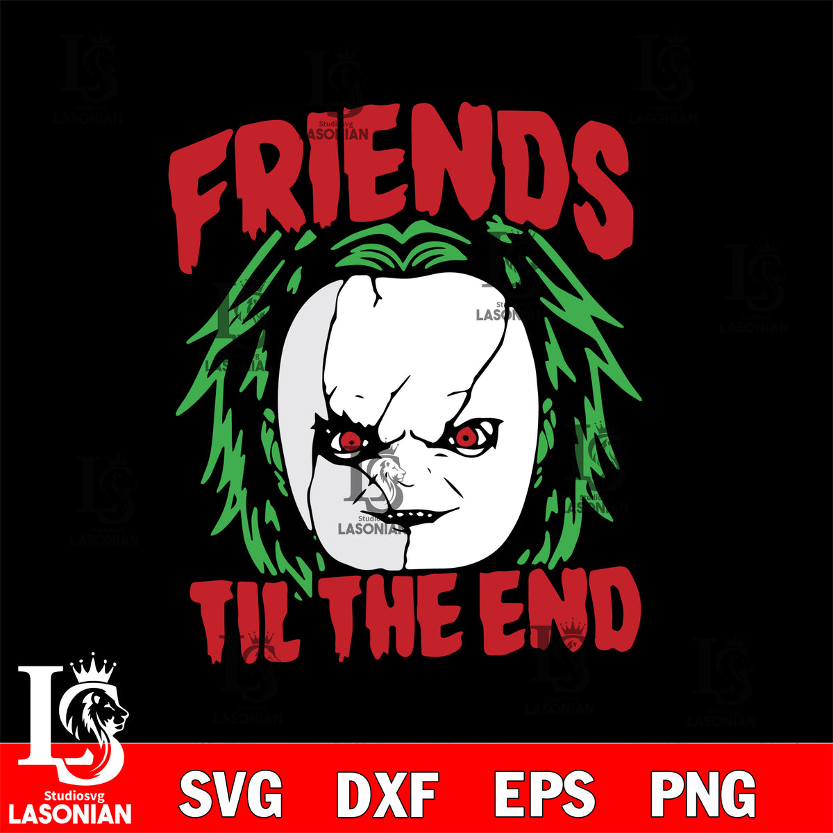 Friends Till The End svg, halloween svg eps dxf png file – lasoniansvg