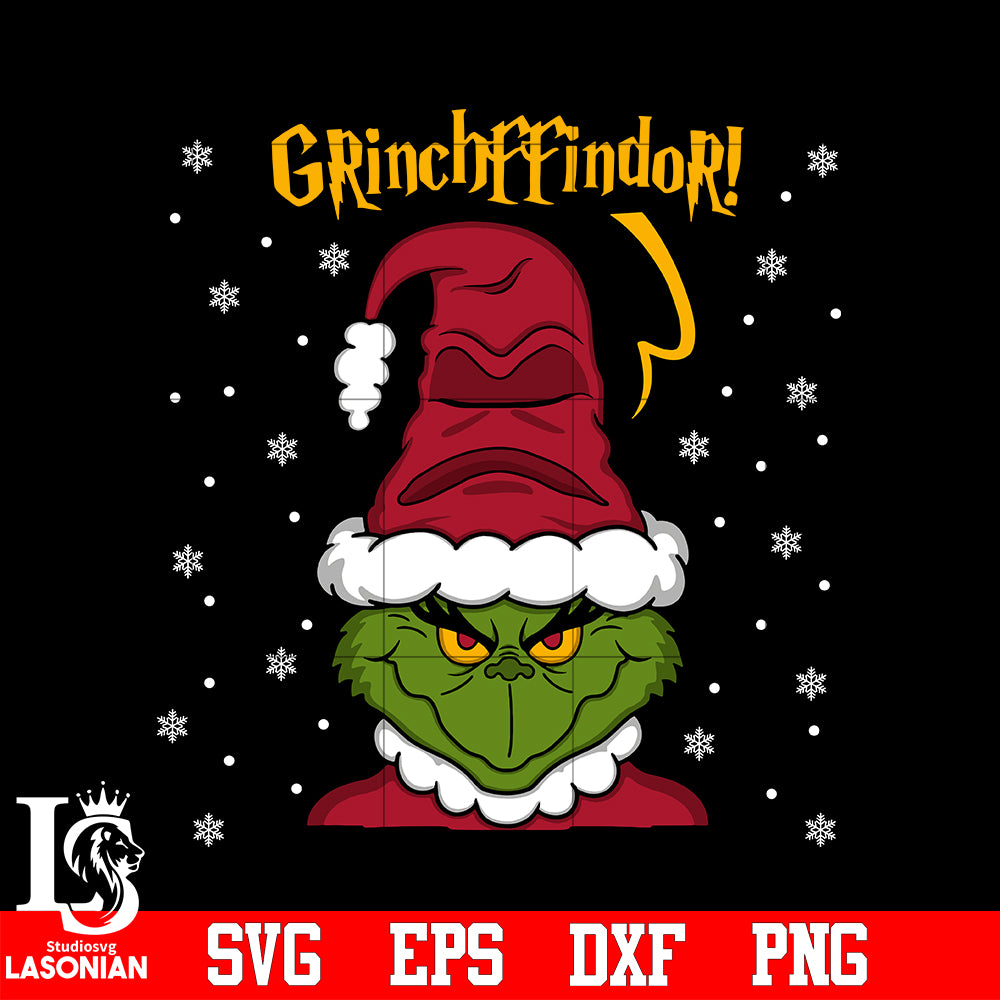Grinch Mixed Harry Potter Grinchffindor Christmas svg eps dxf png file ...