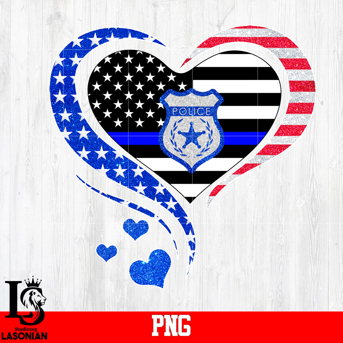 Heart Police PNG file – lasoniansvg