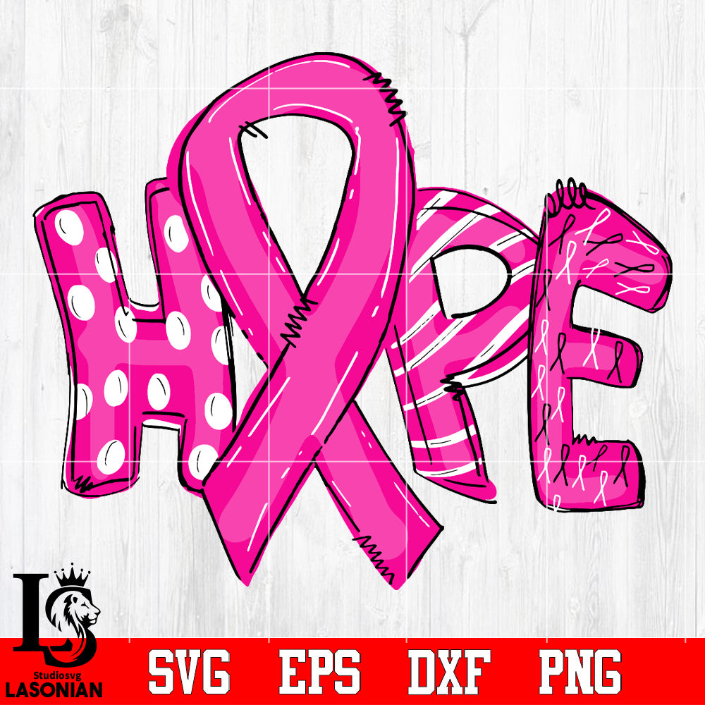 Hope cancer Svg Dxf Eps Png file – lasoniansvg