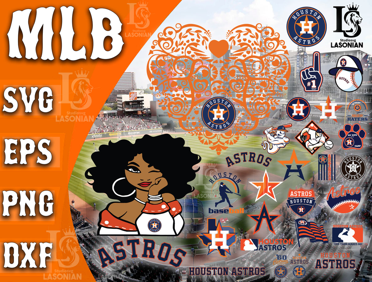 Houston Astros SVG Files, Cricut, Silhouette Studio, Digital Cut Files ...