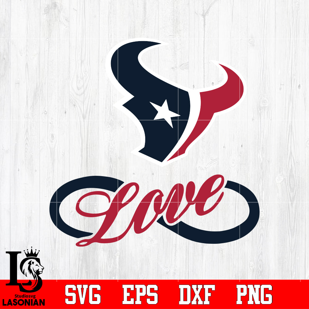 Houston Texans Love Svg Dxf Eps Png file – lasoniansvg