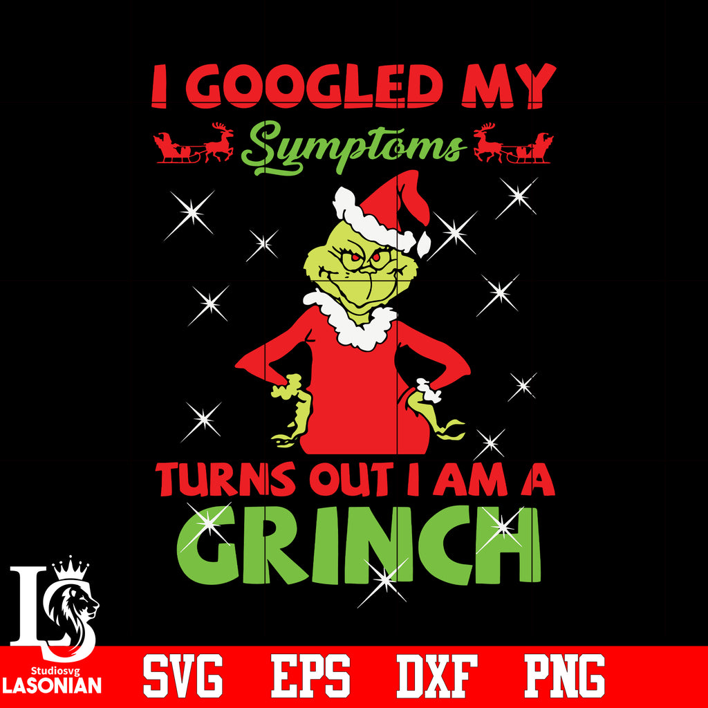 I Googled My Symptoms, Christmas Svg, Christmas Grinch Svg svg eps dxf ...