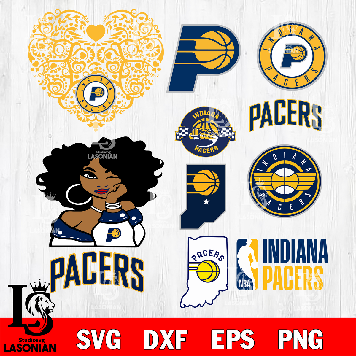 Indiana Pacers svg eps dxf png file – lasoniansvg
