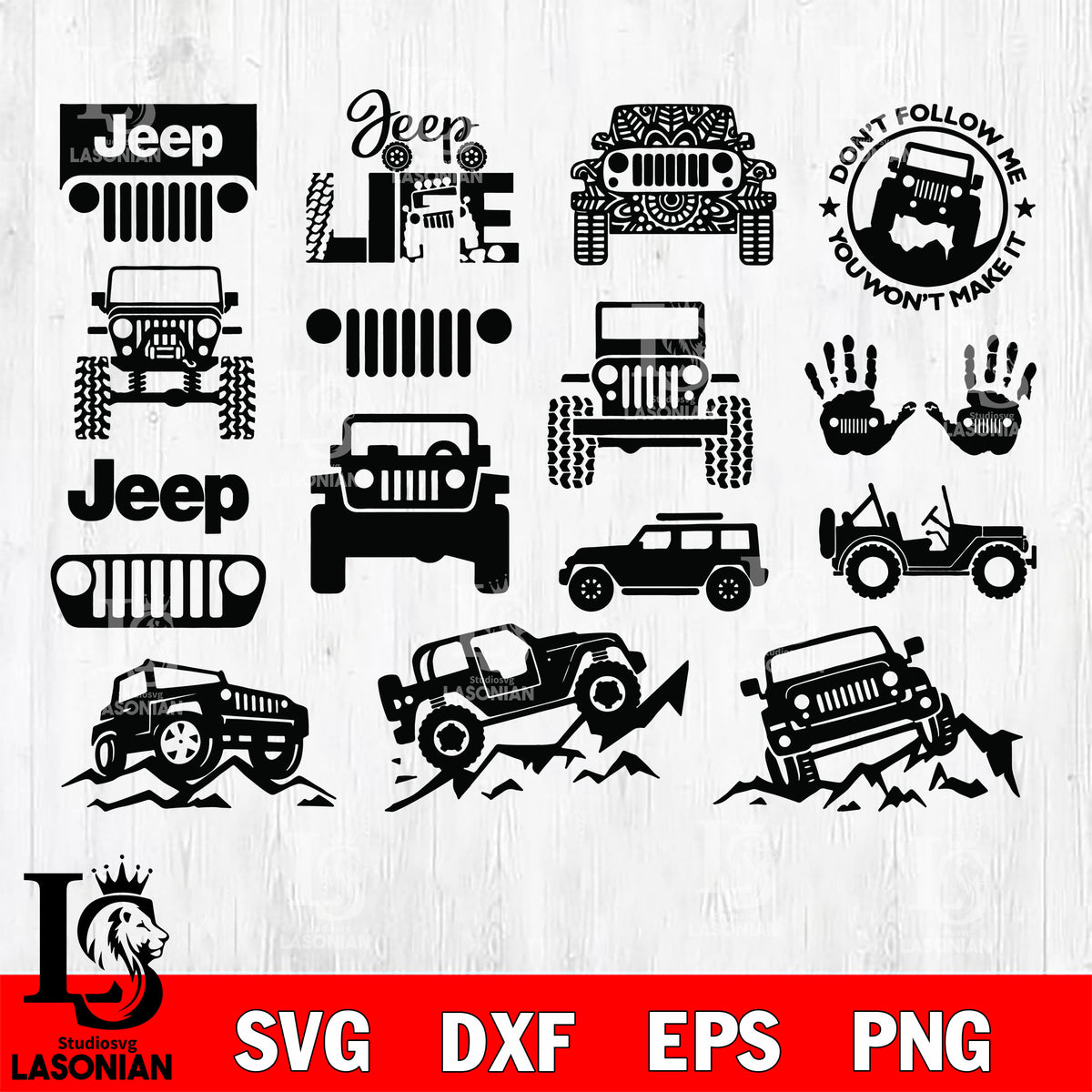 Jeep svgJeep bundle svg,eps,dxf,png file – lasoniansvg