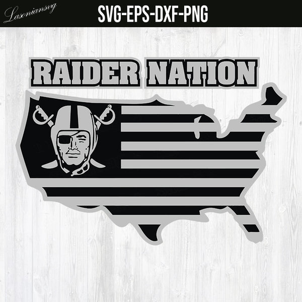 Las Vegas Raiders Nation Map SVG file, PNG file, EPS file, DXF file ...
