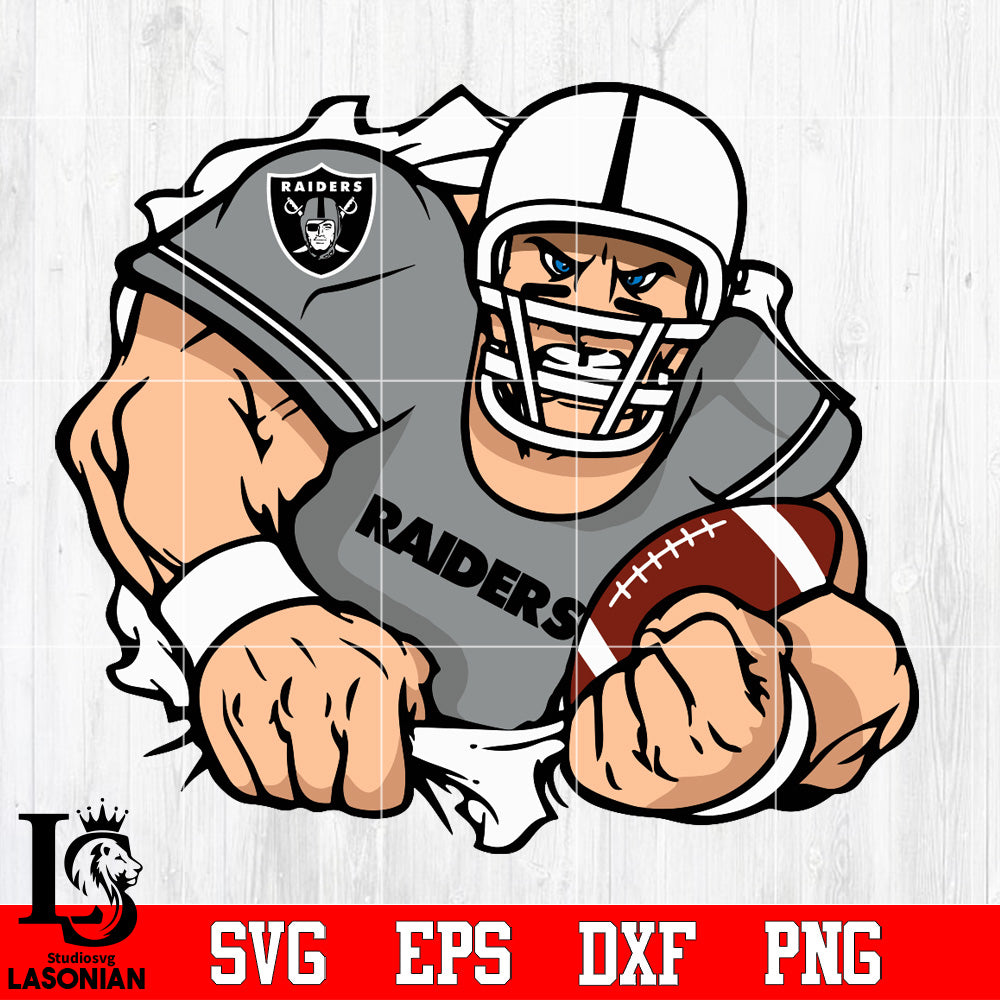 Las Vegas Raiders football player Svg Dxf Eps Png file – lasoniansvg